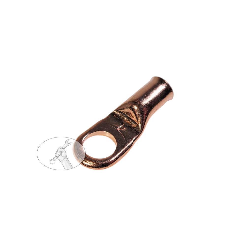 4GA 3/8 Copper Battery Cable Lug (10/pkg) | Canadian AfterMarket ...